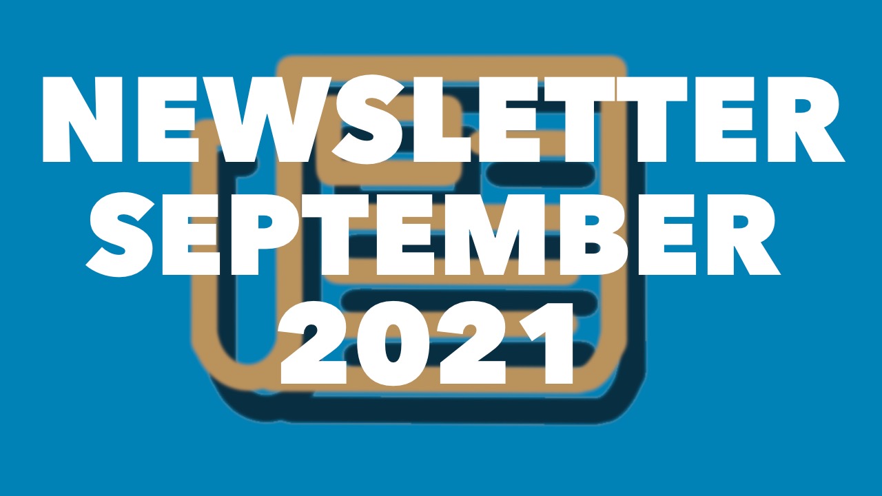 September 2021 Newsletter: Surveys and more! September 2021 Newsletter: Surveys and more!